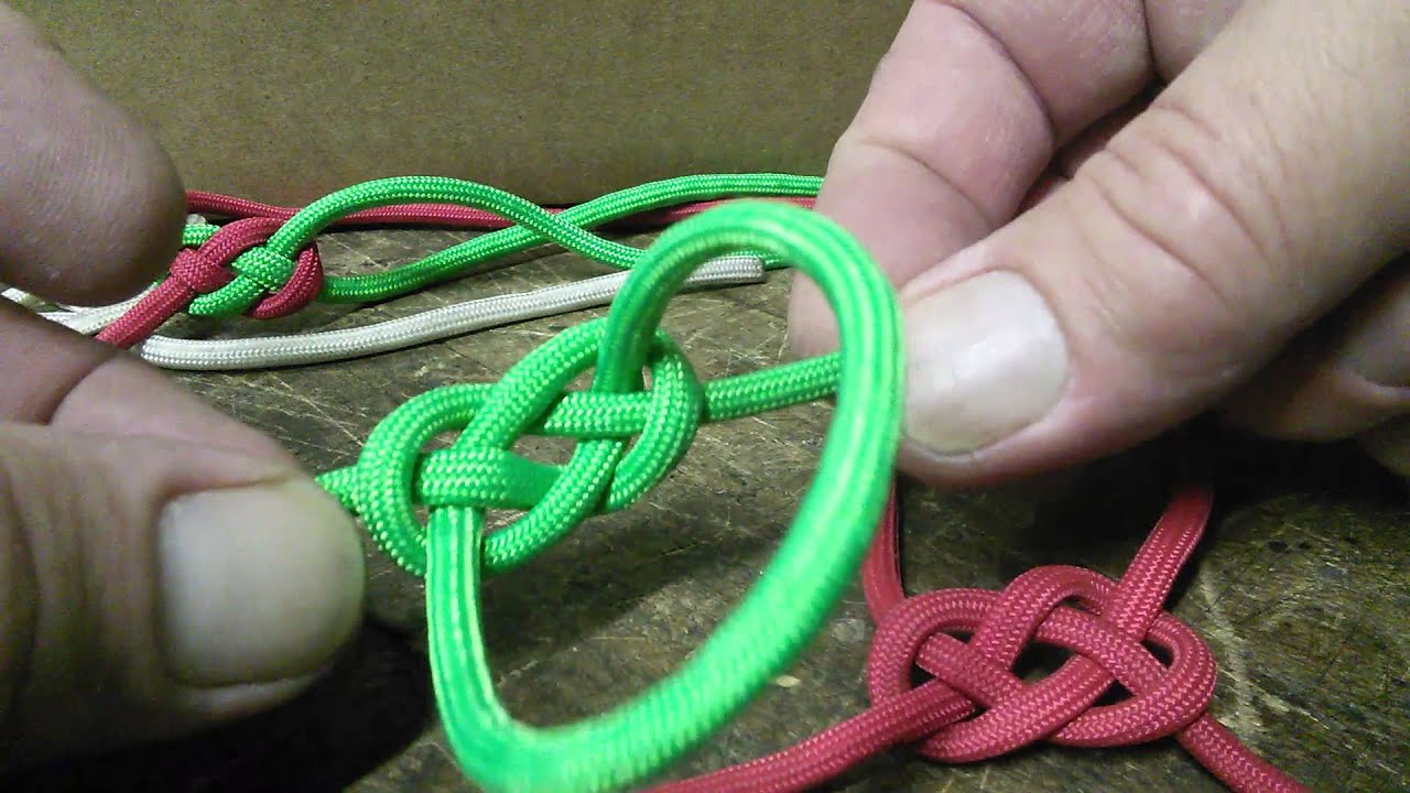 Carrick bend and carrick diamond terminal knot - YouTube