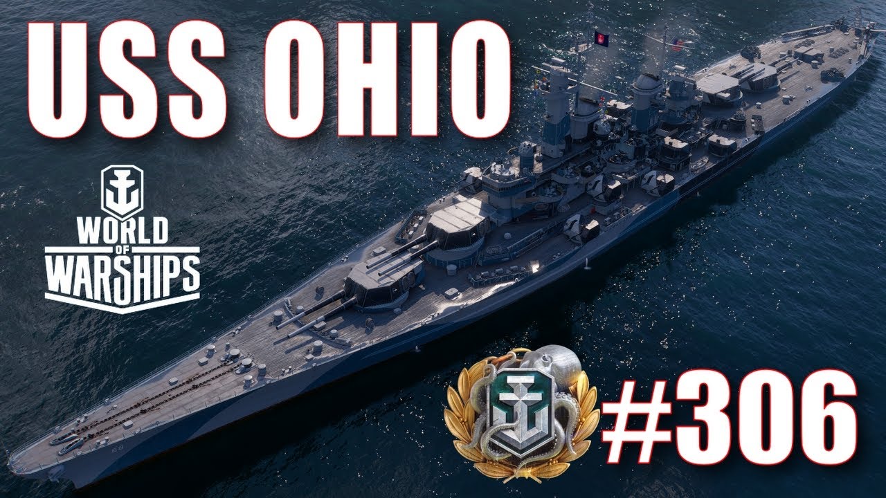 USS Ohio US Navy American Battleships World of Warships BB Gameplay ...