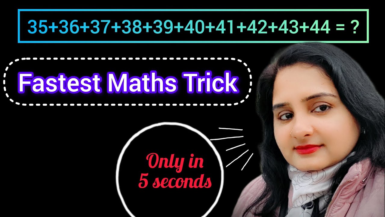 Add 10 Big Numbers in Just 5 Seconds | Fastest Math Trick - YouTube