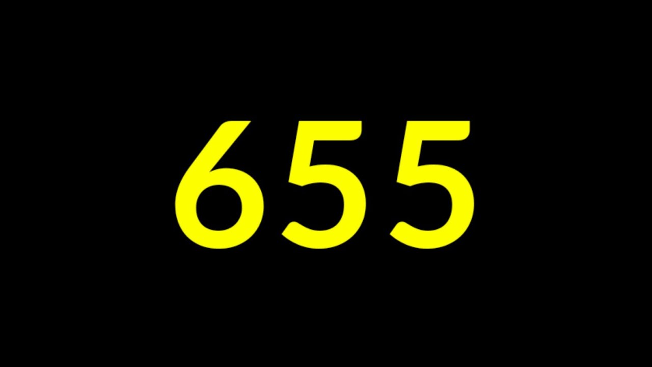 655 Second Countdown Timer With Sound Effect - YouTube