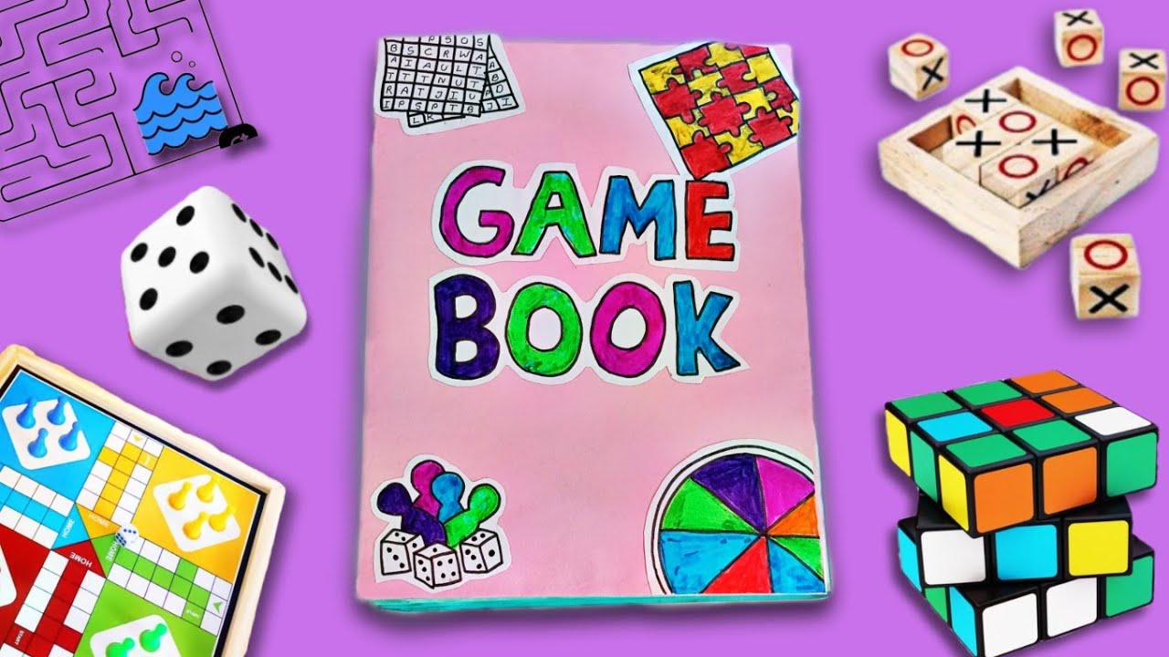 8 DIY Games in a Book | DIY Easy Paper Game's 🎯 - YouTube