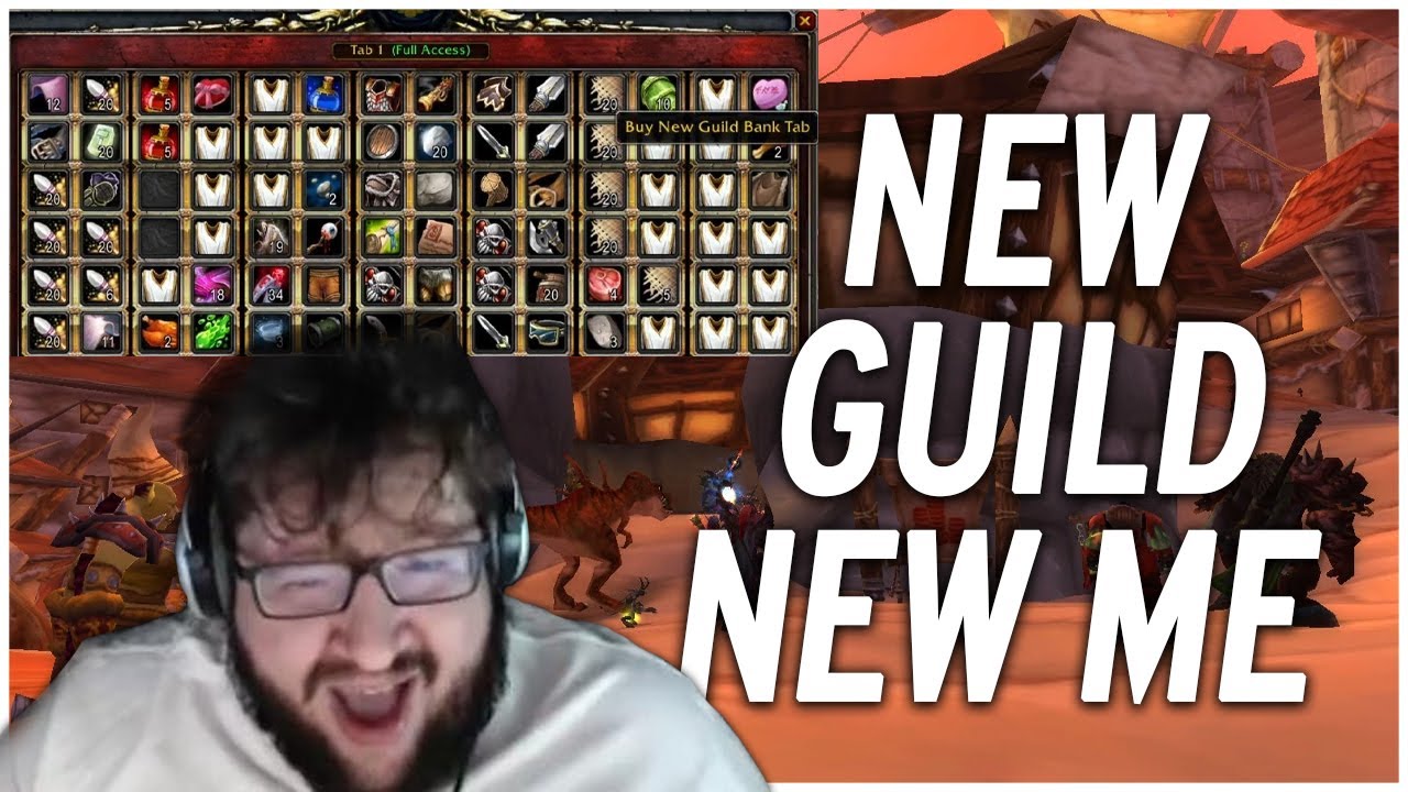 I'M IN A NEW GUILD!!! | Bean WoW TBC Classic - YouTube