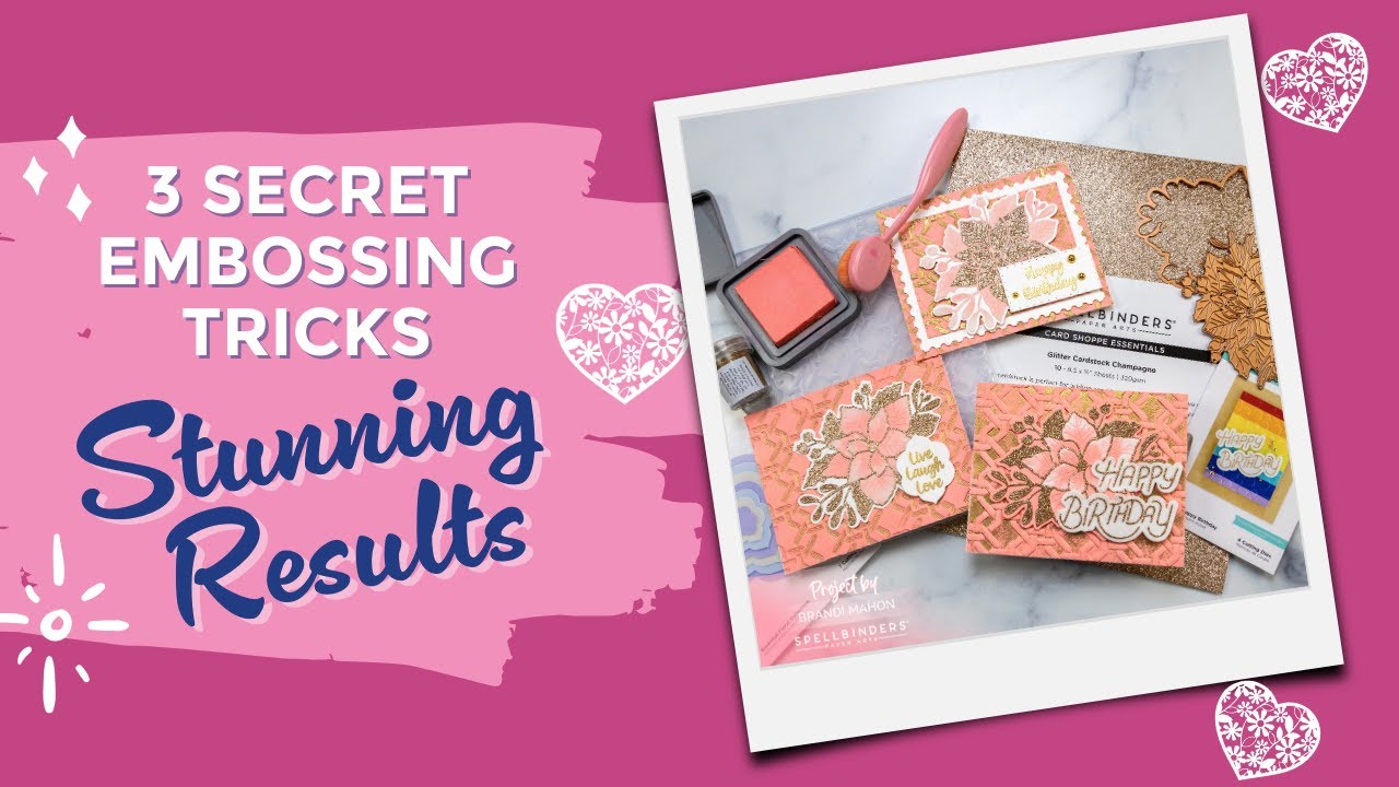 3 Game-Changing Embossing Folder Techniques | Stunning Metallic Effects ...