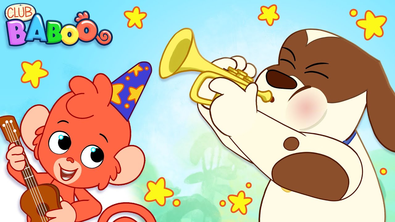 Playing Music with a Parasaurolophus | Club Baboo | Learn Dinosaur ...