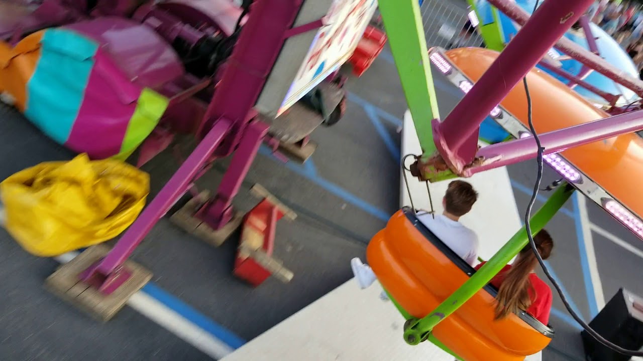 Paratrooper ride at the local carnival - YouTube