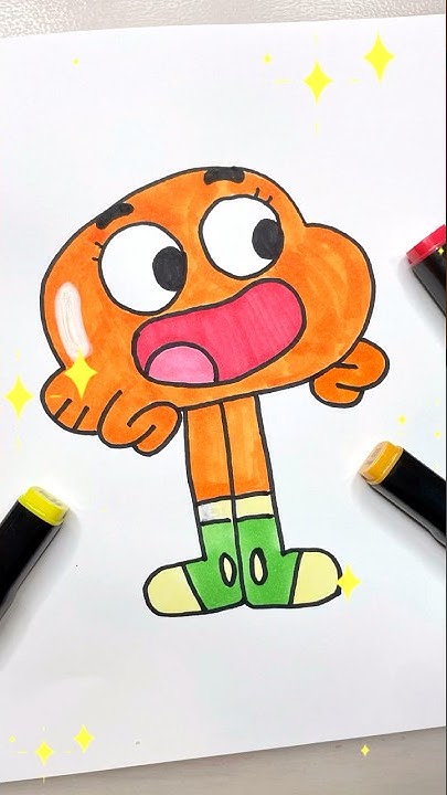 How to draw Darwin Watterson |The Amazing World of Gumball#drawing #daily - YouTube