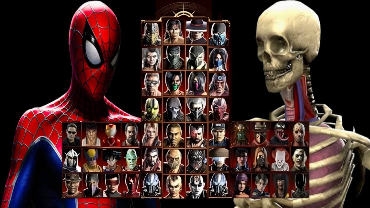 Mortal Kombat 9 - SPIDERMAN & SKELETON MOD - NEW Medium Tag Ladder ...