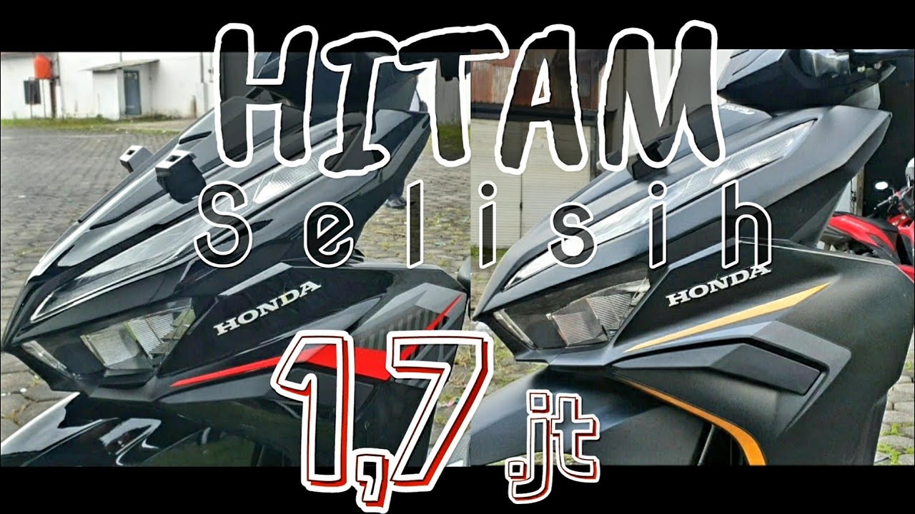 New VARIO 125 Warna HITAM | GLOSSY & DOFF !! - YouTube