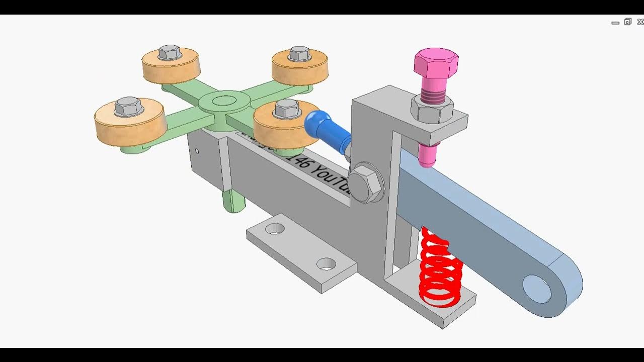 Roller cam mechanism - YouTube