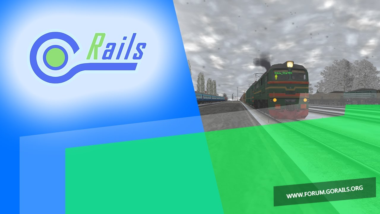 Грузо-пассо-маневровый, по Одессе на М62 | GoRails.org | RTrainSim - YouTube