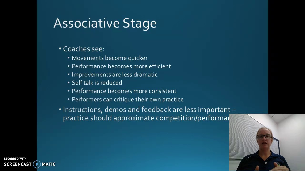 Associative Stage of Learning - YouTube