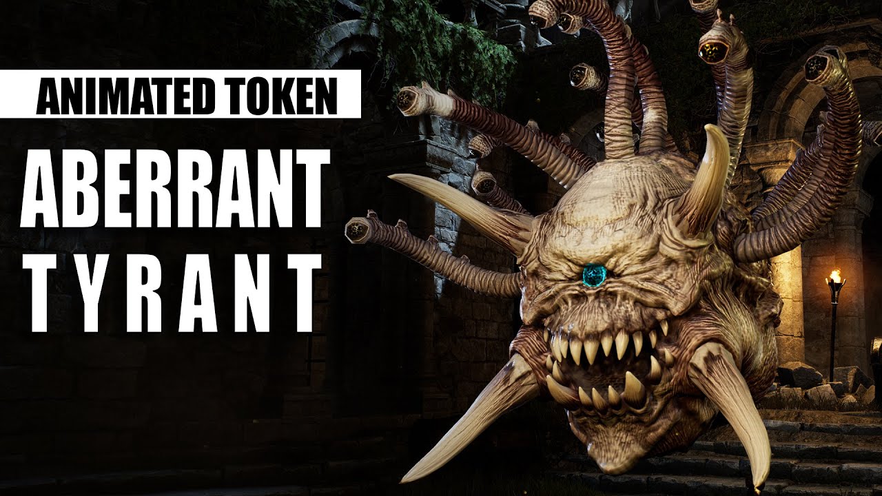 Aberrant Tyrant (For Beholder Fans) | Beneos Dnd Tokens - YouTube