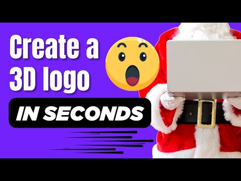 How To Create a 3D Logo in SECONDS! - YouTube