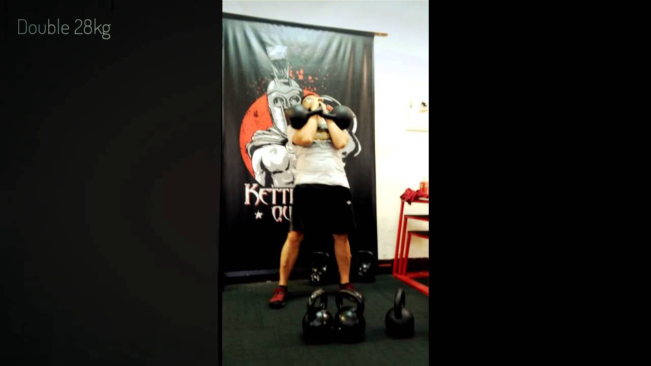 Double Kettlebell Push Press / Press practice - YouTube