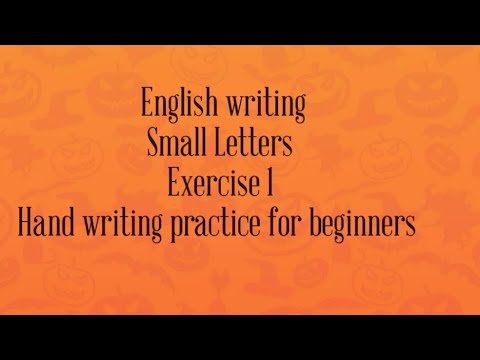 English Writing Small Letters Exercise 1 hand writing for bigeneers ...
