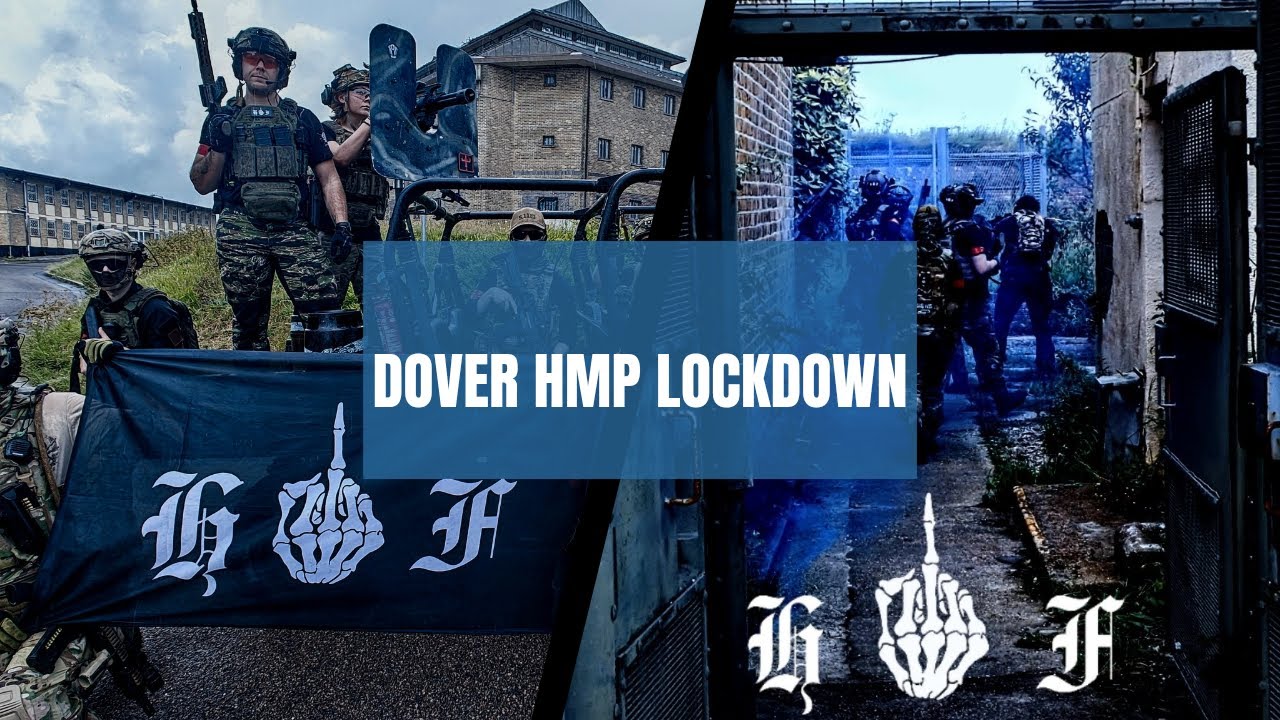 INTENSE AIRSOFT PRISON LOCK DOWN ON THE WHITE CLIFFS OF DOVER - YouTube