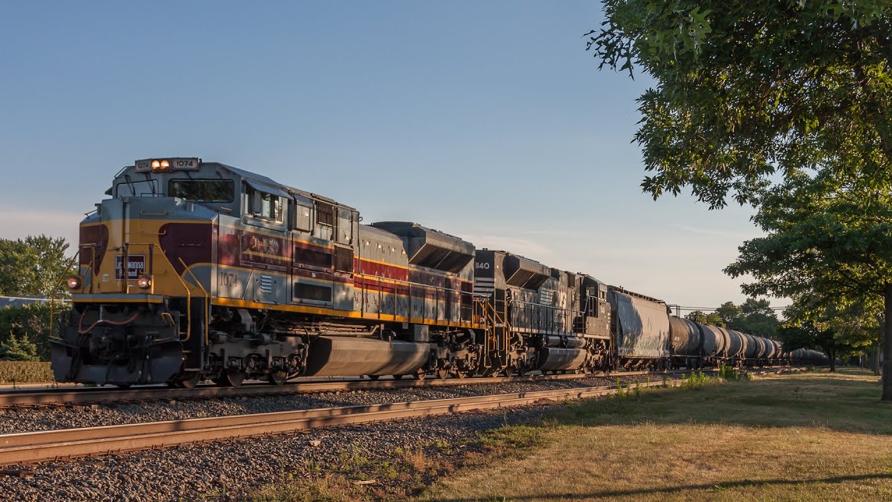 HD: Spotlight on Heritage: NS 1074 'Lackawanna' Leads 64E - 06-22-15 ...