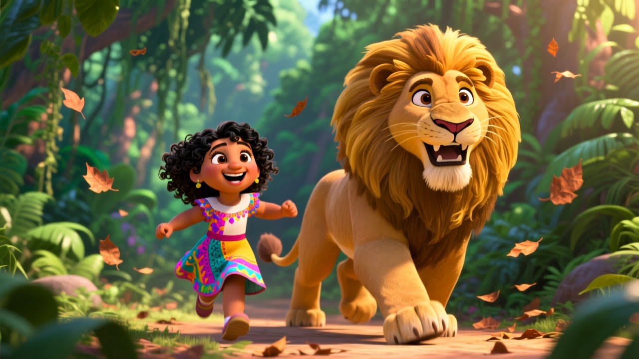 Lion’s Gentle Golden Roar 🦁🌟 | Learn Animals & Sounds for Kids | Fun ...