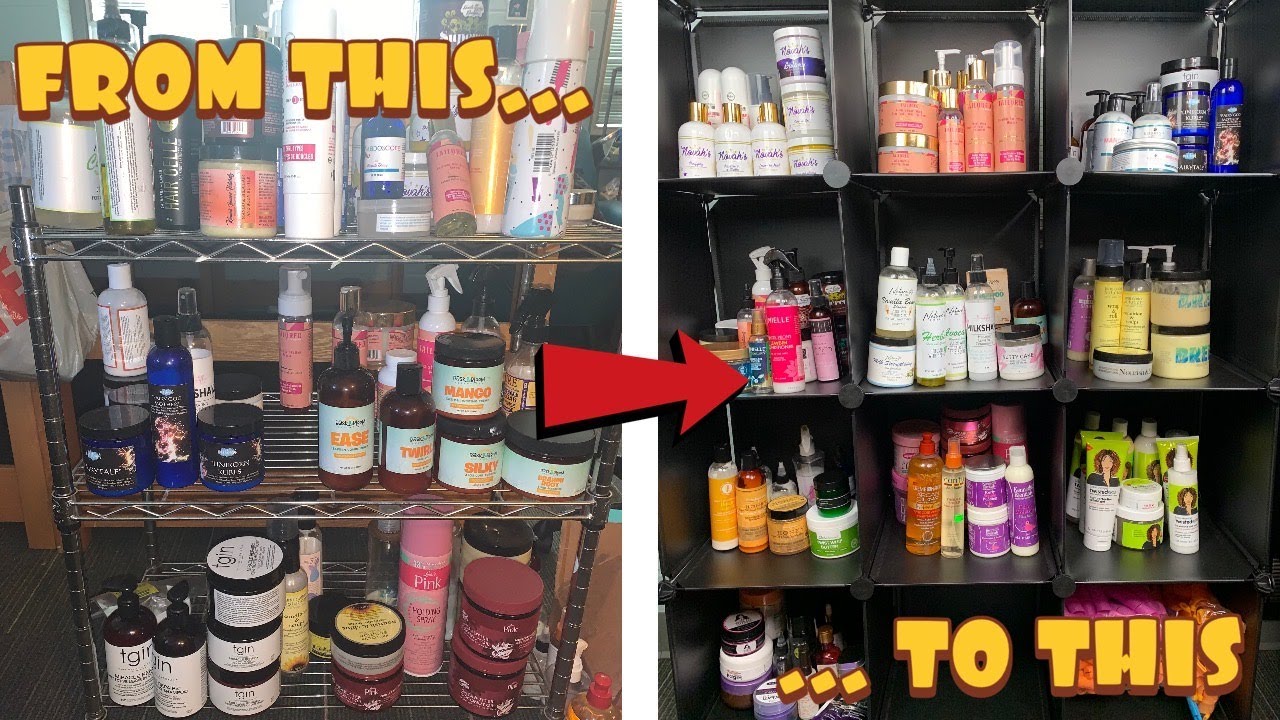 IF YOU'RE NATURAL, You NEED THIS 🔥🙌🏿| Watch Me Organize My Hair Stash ...