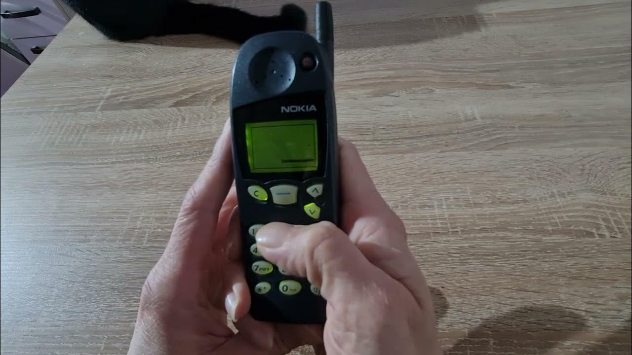 Nokia 5110 from year 1998 hans-on menu ringtones - YouTube