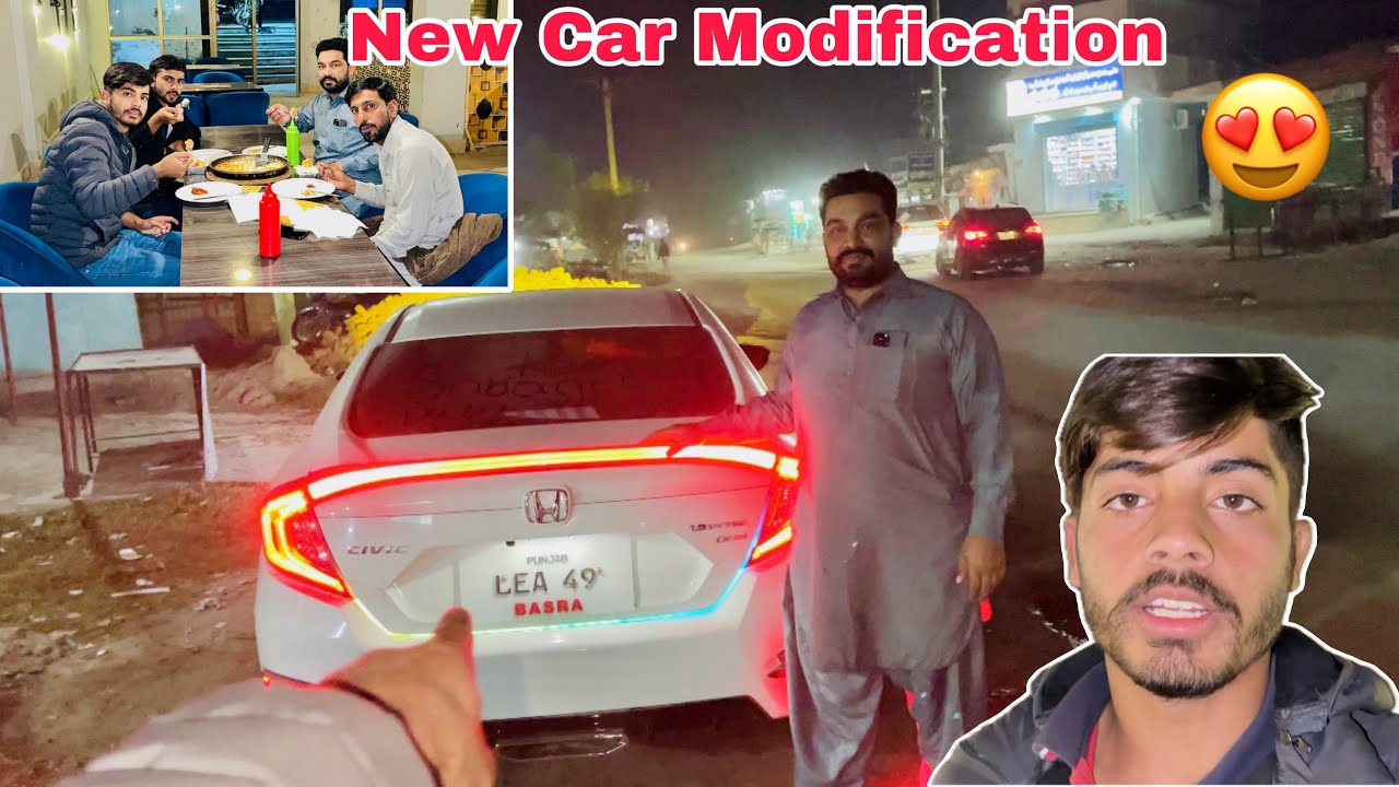 New Car Modification Or Party 🎉😍 New Civic 😍 - YouTube