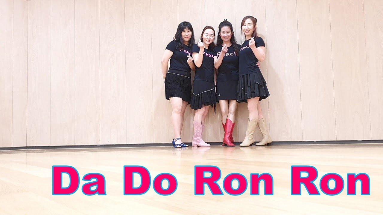 Da Do Ron Ron Line Dance (Beginner Level ) - YouTube