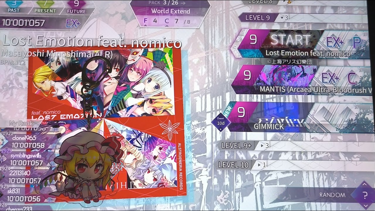 Lost Emotion feat.nomico PM ! a Collaboration in arcaea Touhou Project - YouTube