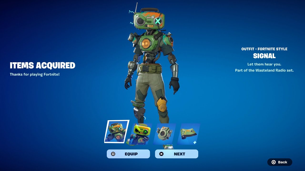 How To Get Signal Skin for FREE In Fortnite! (Unlocked LEGO Signal ...