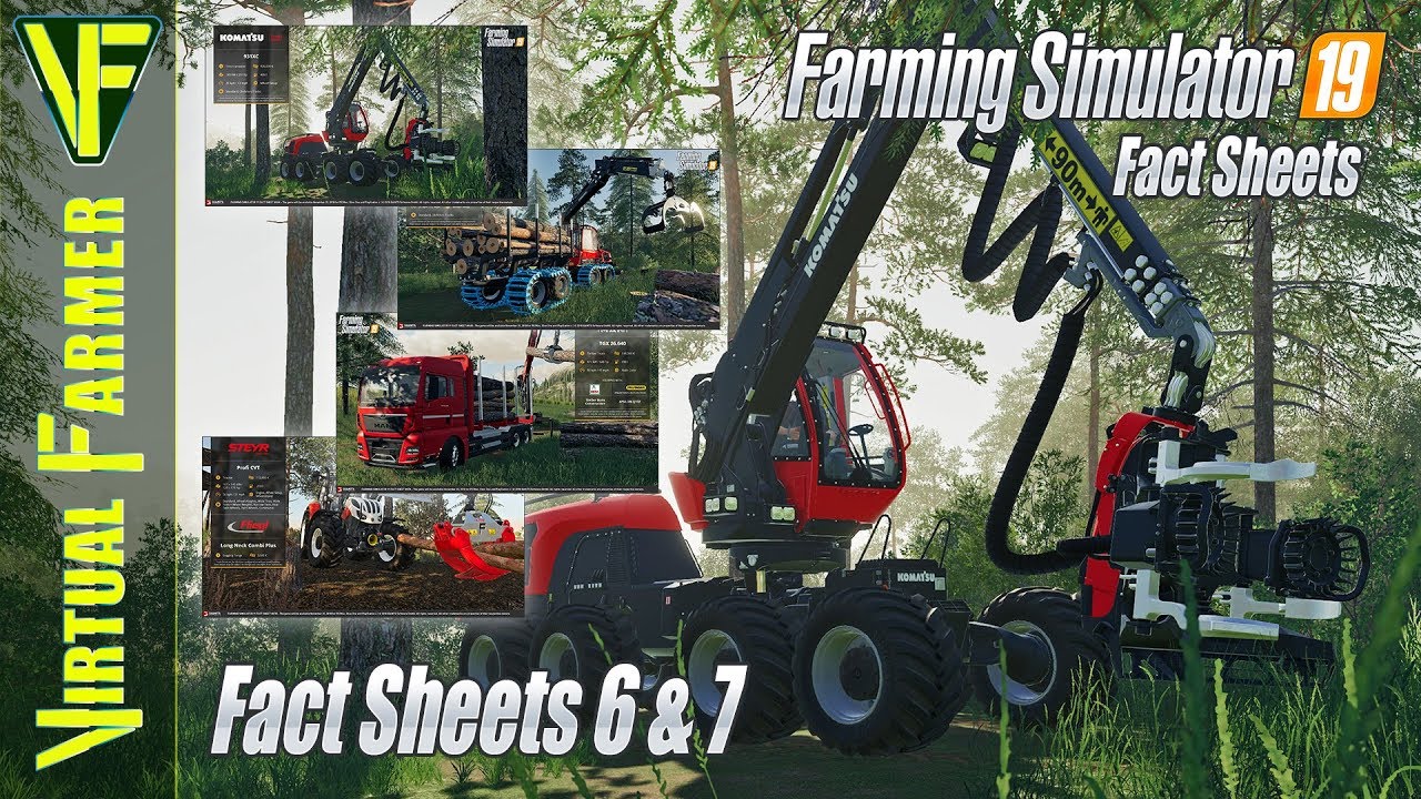 NEW FORESTRY EQUIPMENT! | Farming Simulator 19 Fact Sheets 6 & 7 - YouTube