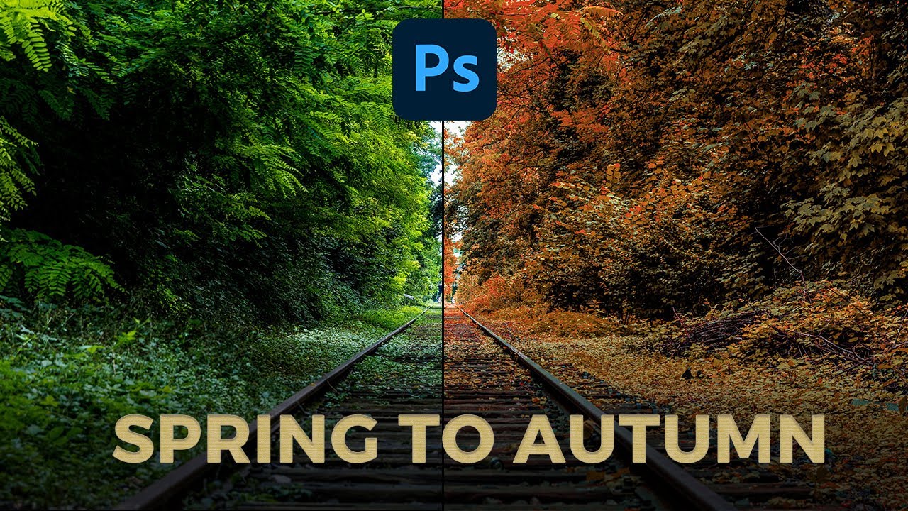 Spring Season Change into Autumn Season in Adobe Photoshop # ...