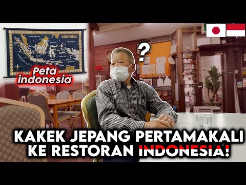 Reaksi kakek Jepang pertama kali ke Restoran Indonesia