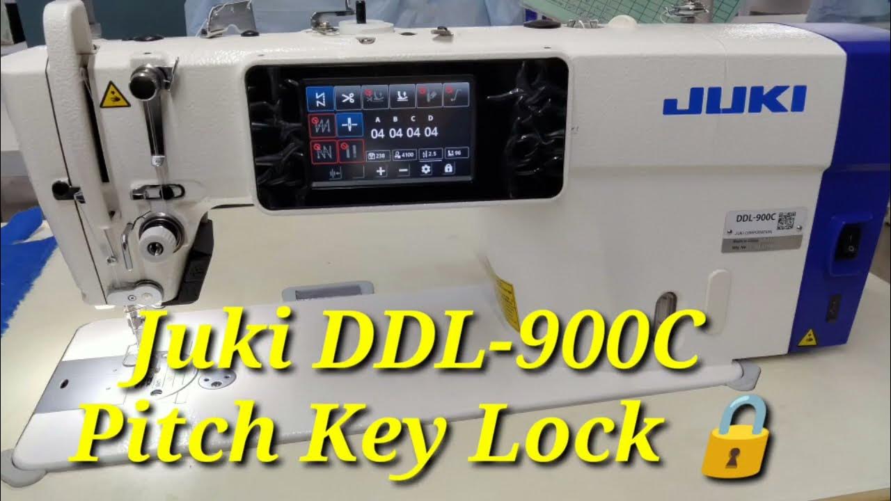 Juki DDL-900C Machine How to Pitch Key be Lock 🔒!! टाकी लॉक कैसे करें? - YouTube