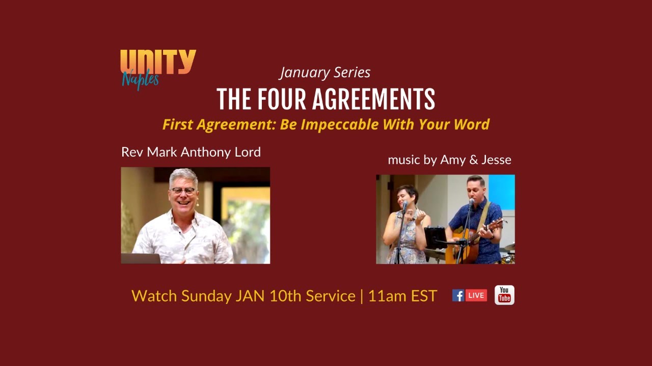 Unity Sunday Service ~ FOUR AGREEMENTS SERIES - YouTube