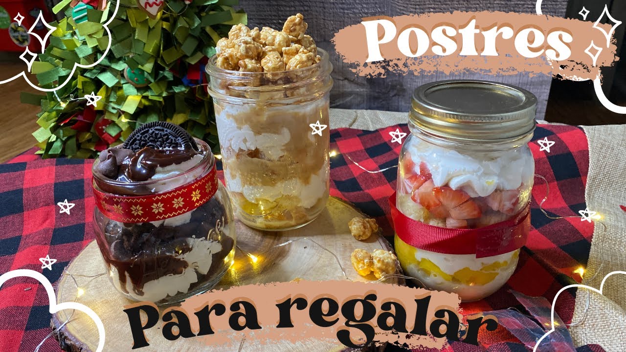 POSTRES PARA REGALAR! - YouTube