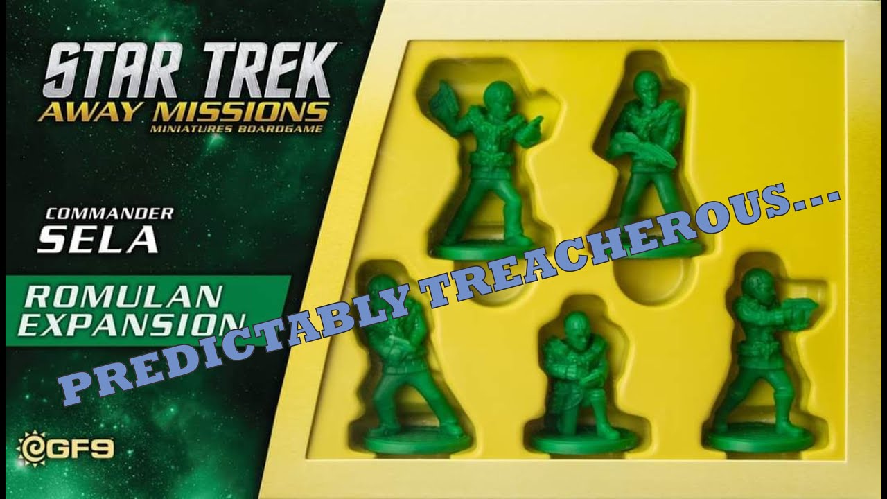 Star Trek Away Missions Sela Romulans Unboxing - YouTube
