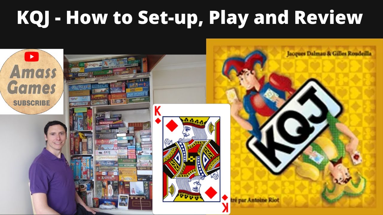 KQJ - How to setup, play and review. * Amass Games * Traditional card ...