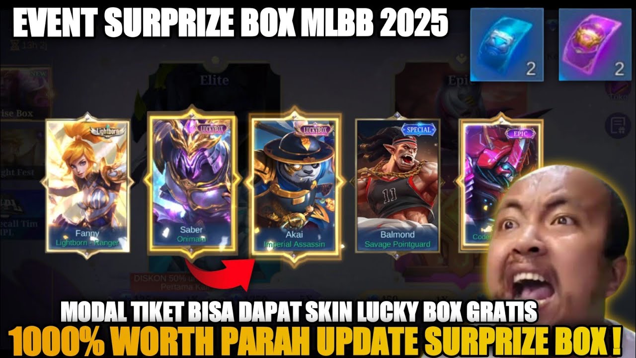 EVENT SURPRIZE BOX!! Cara Mendapatkan Skin Lucky Box Gratis Modal 2 ...