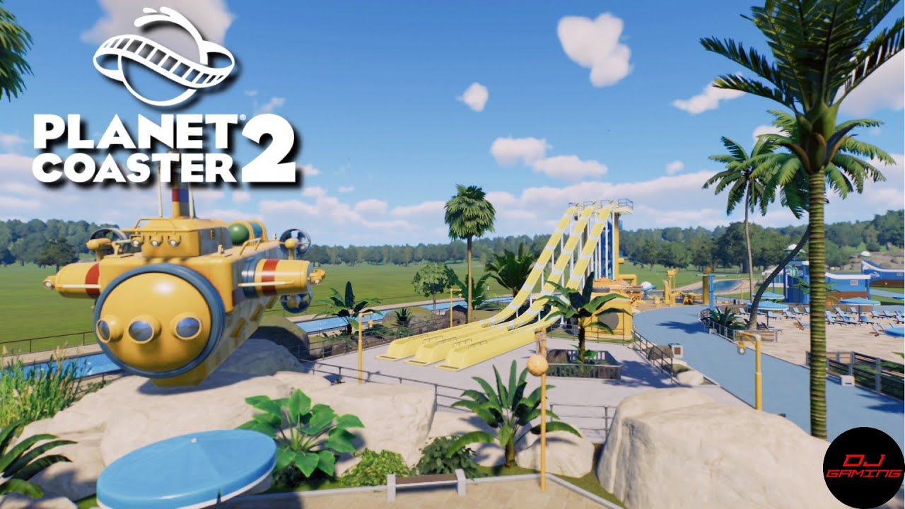 Planet Coaster 2: DJ Splash Park #6 (Another Slide) - YouTube