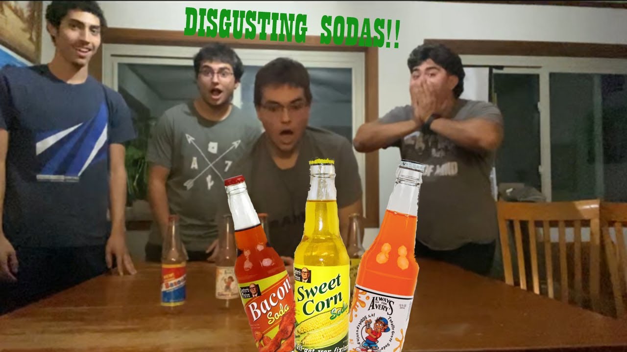 DISGUSTING SODA CHALLENGE!! - YouTube
