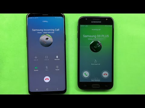 Samsung Galaxy S9 Plus 2018 Outgoing Call vs Samsung Galaxy J3 2017 Incoming Call. Android 10 vs 9