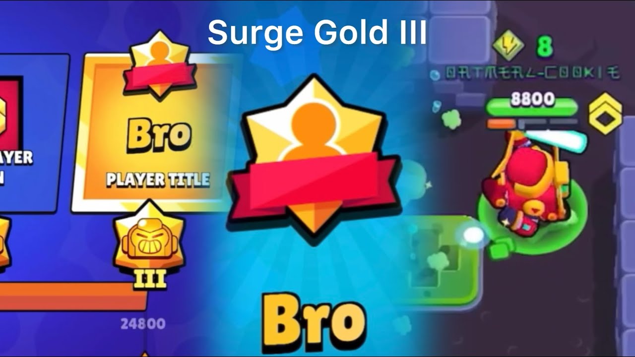 Unlocking “BRO” Title,From Surge Gold-III - YouTube