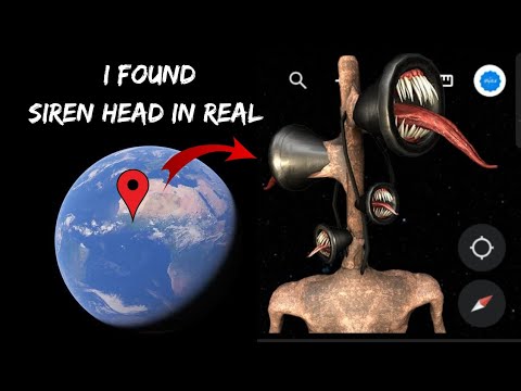 I found Siren Head 😦 in REal life on Google Earth and Google maps ...
