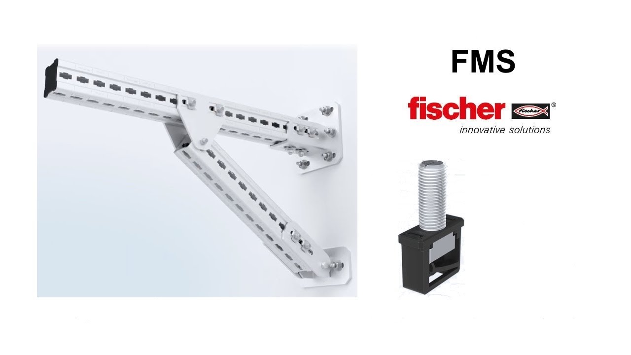 Монтажная система для высоких нагрузок fischer FMS - YouTube