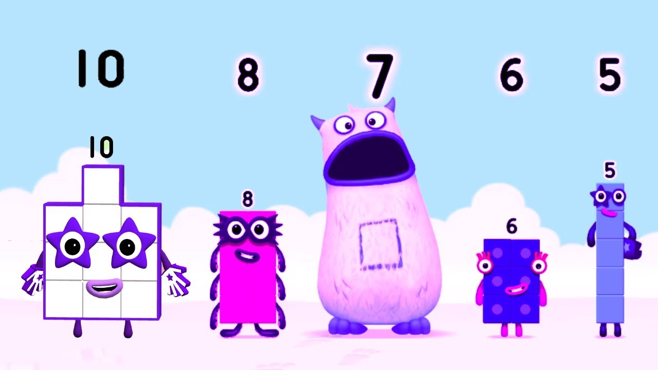 Numberblocks Learning Academy #153 - Numberblocks 10 5 6 8 ...
