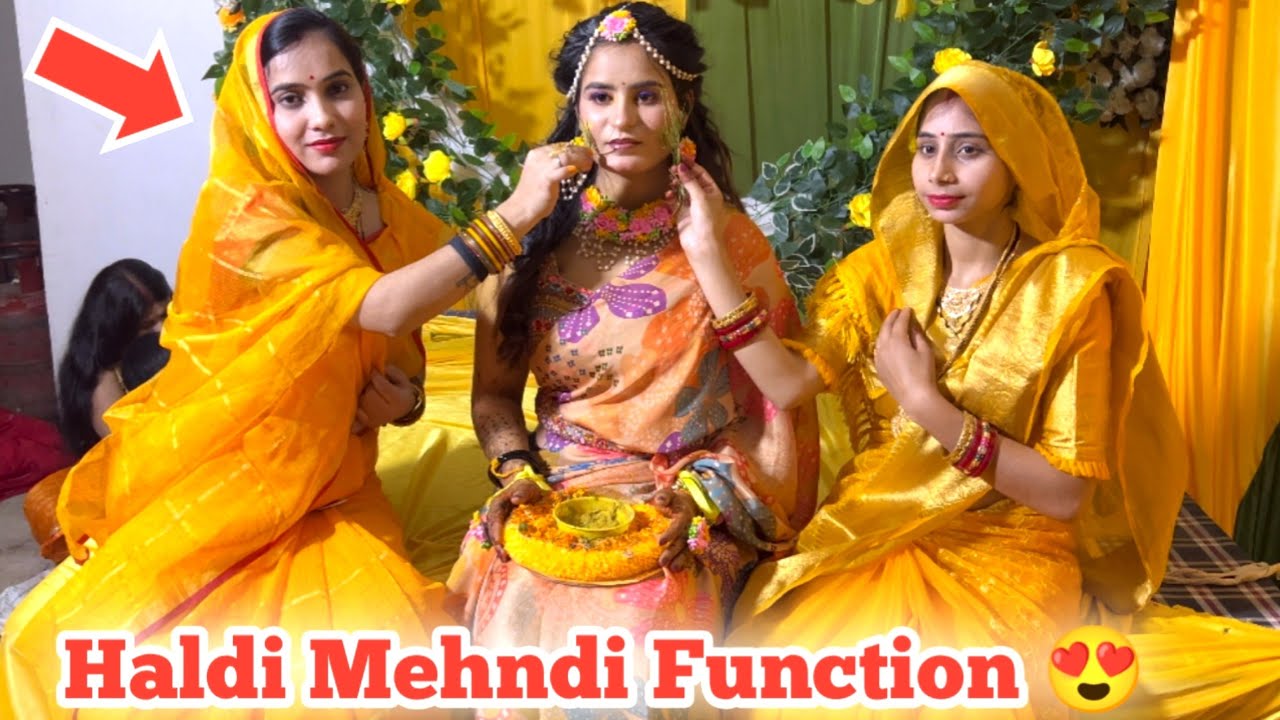 Haldi Mehndi Function Dance 😍 - YouTube