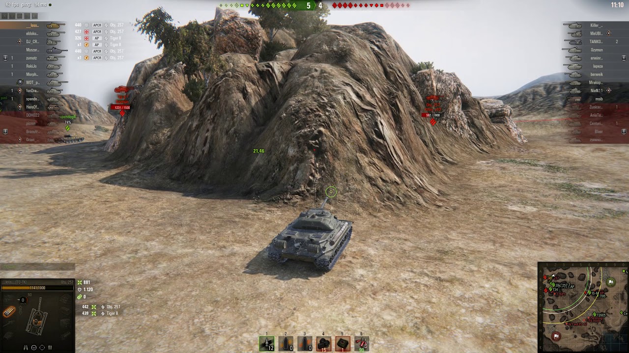 World of Tanks obj.257 - YouTube