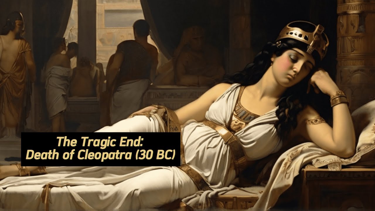 The Tragic End: Death of Cleopatra (30 BC) - YouTube