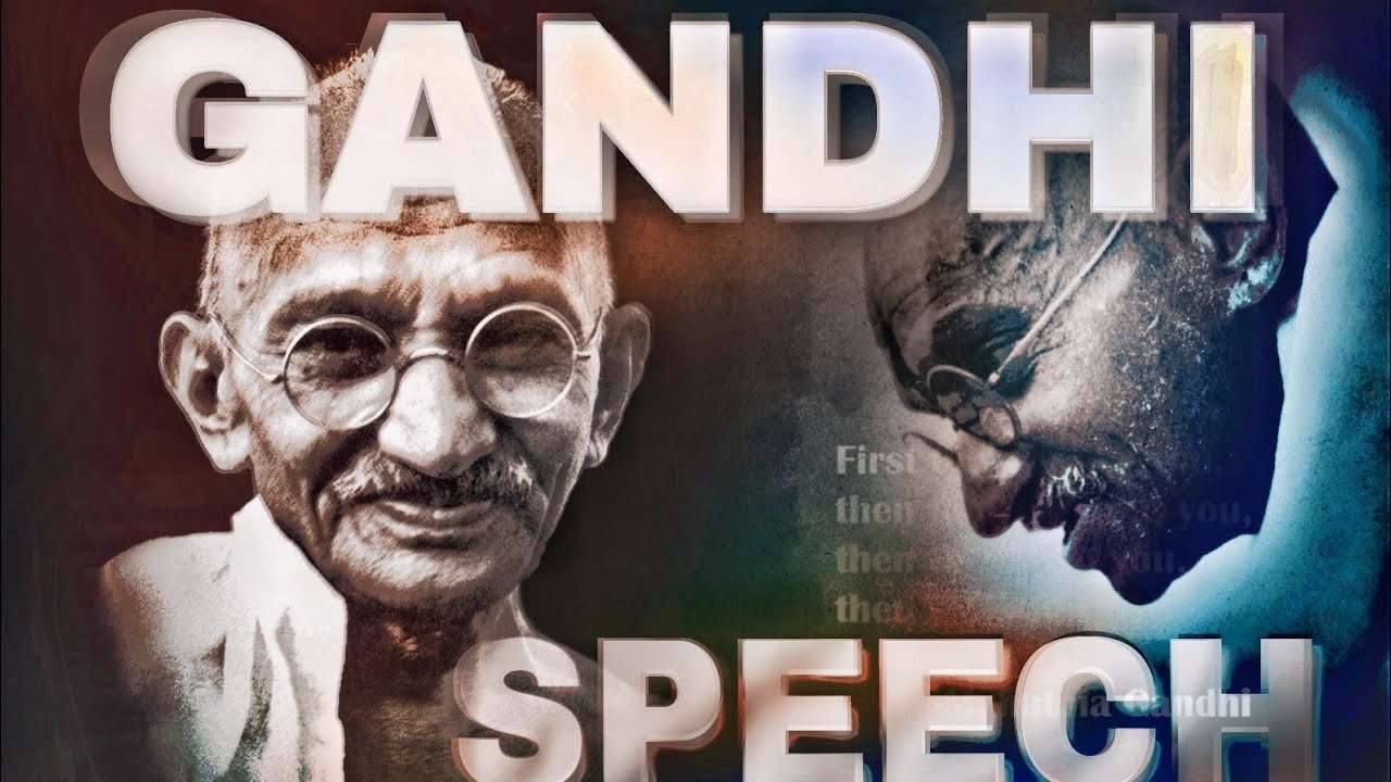 Speech on Mahatma Gandhi w/Subtitles | English | Gandhi Jayanthi ...