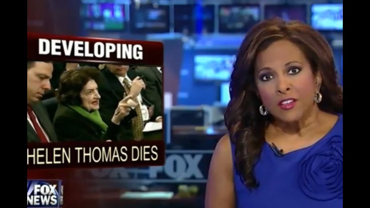 Helen Thomas: News Report of Her Death - July 20, 2013 - YouTube