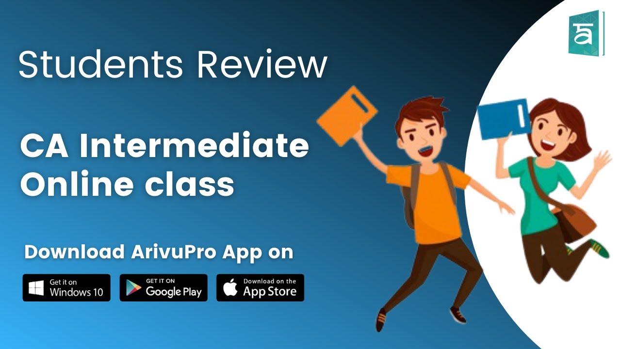Student Testimonial | CA Intermediate Recorded Classes | ArivuPro - YouTube